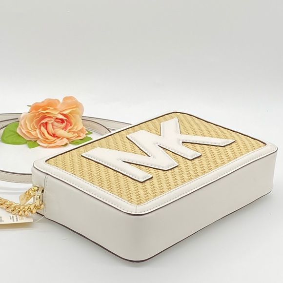 Michael Kors | Bags | Michael Kors Straw Python Capsule Jsi Lg Ew Xbody ...